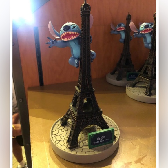 Art | Disney Parks Epcot France Pavilion Stitch Eiffel Tower Paris ...
